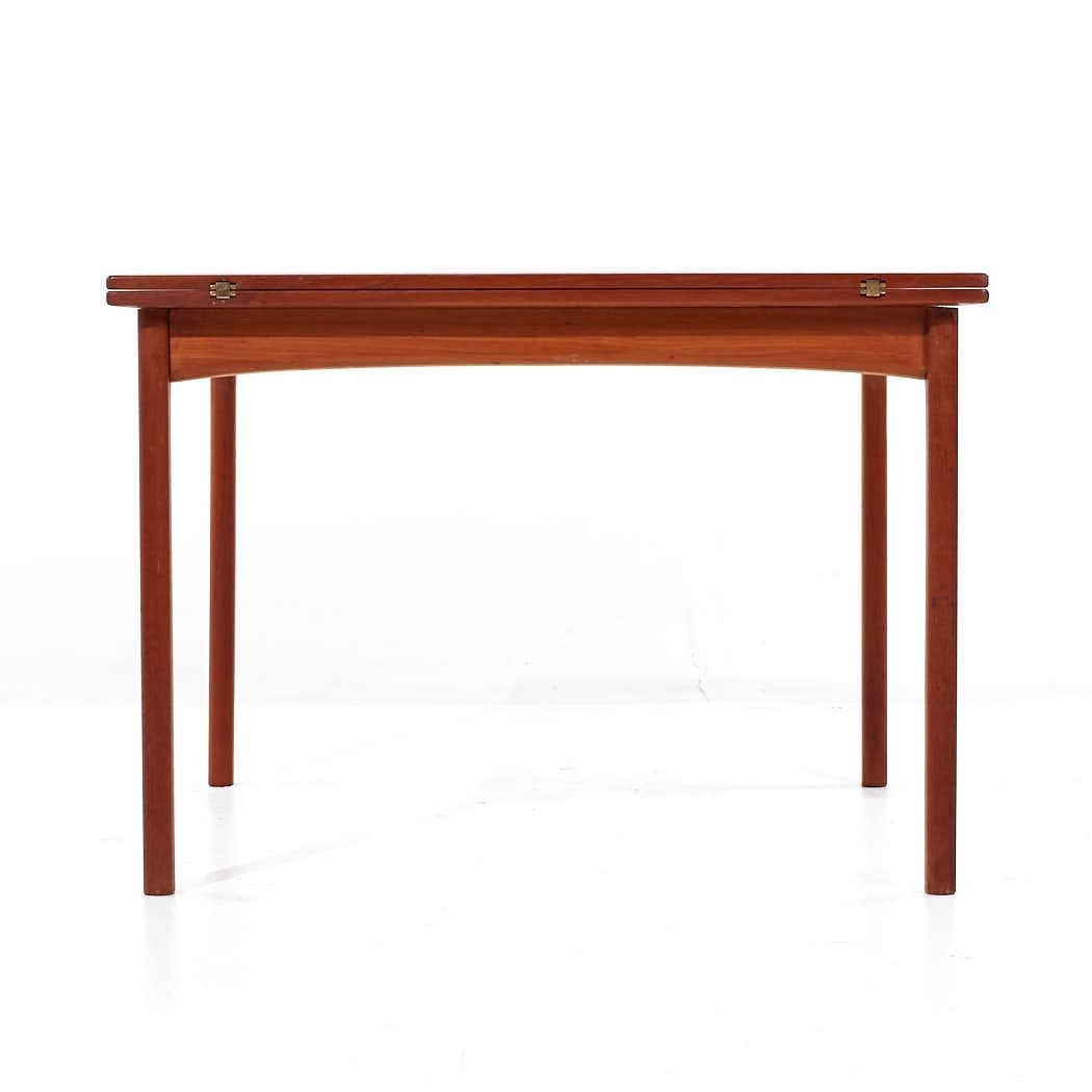 Folke Ohlsson for DUX Mid Century Flip Top Teak Expanding Dining Table ...