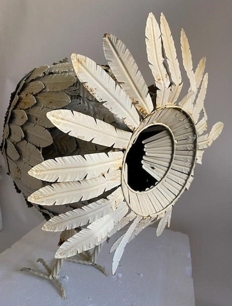 Folky Handmade Tin Turkey For Sale at 1stDibs