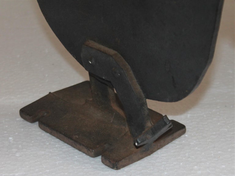 Folky Iron Chicken Door Stop / Boot Scraper at 1stDibs
