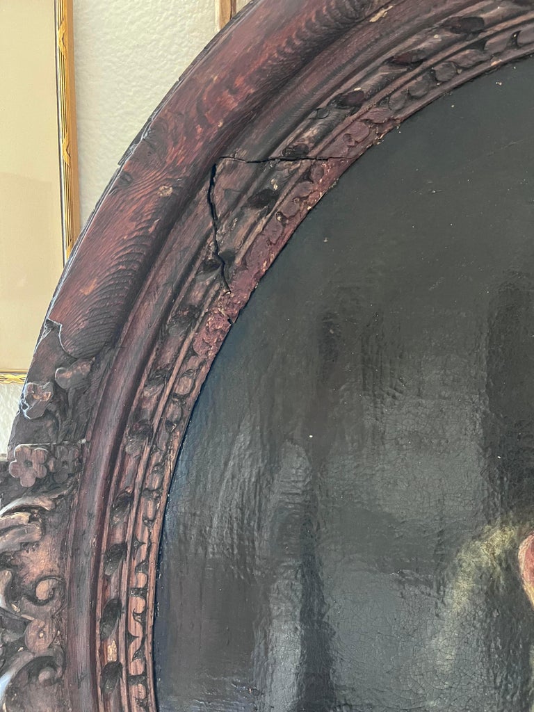 Baroque Portrait of boy and his dog For Sale at 1stDibs