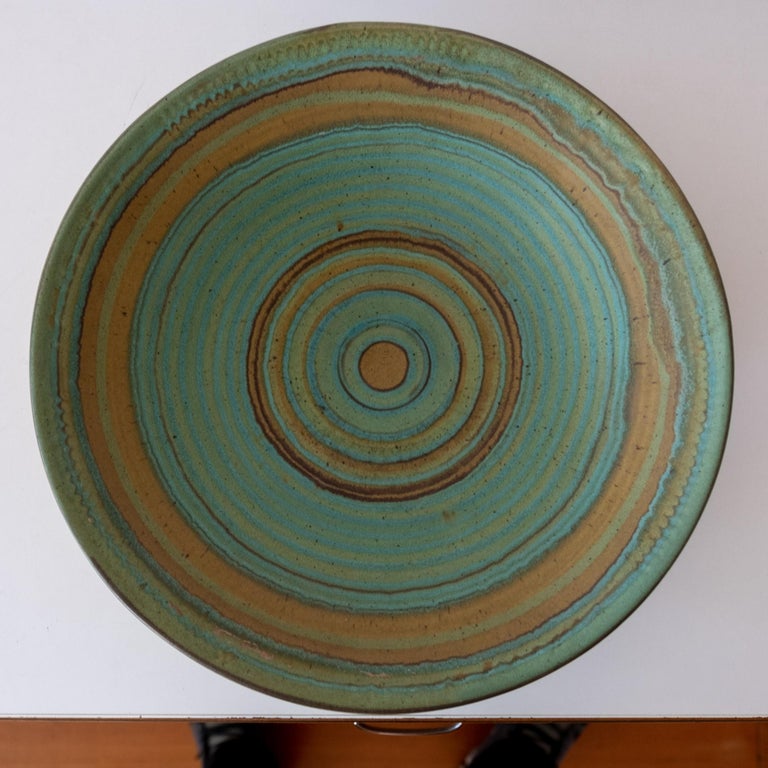 Fong Chow for Glidden Large Ceramic Bowl Midcentury For Sale at 1stDibs