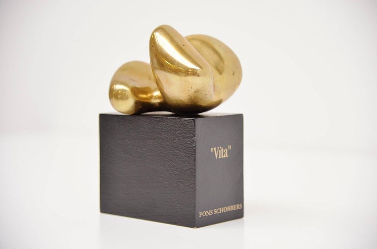 Fons Schobbers Vita Bronze Sculpture Holland, 1975 at 1stDibs
