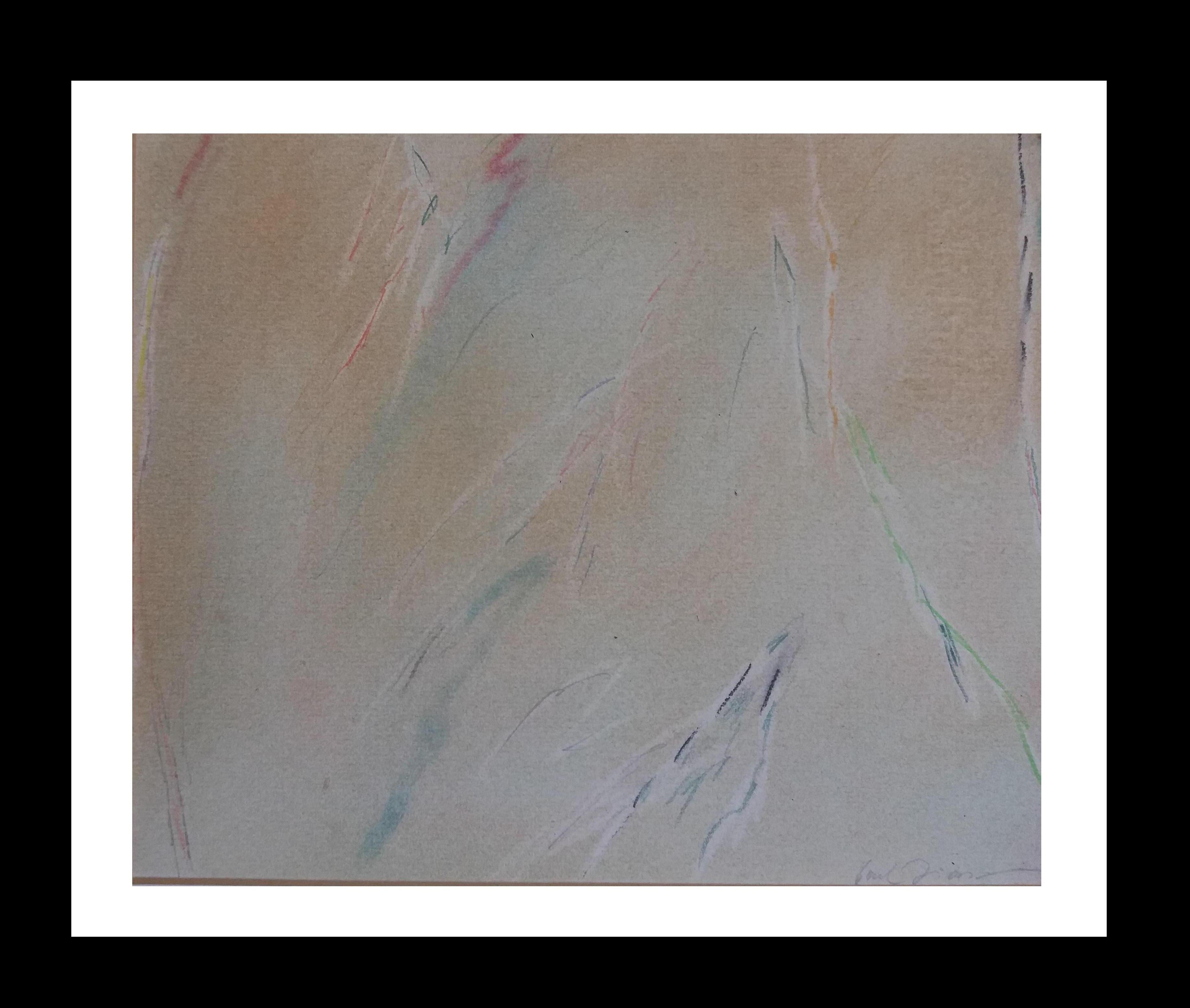 Font Diaz - sin titulo original pastel abstract painting For Sale at ...