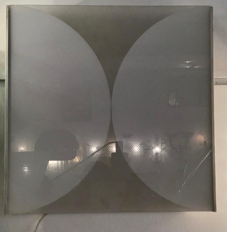 Fontana Arte Bobo Piccoli Sconces or Ceiling Light Glass Metal, 1970 ...