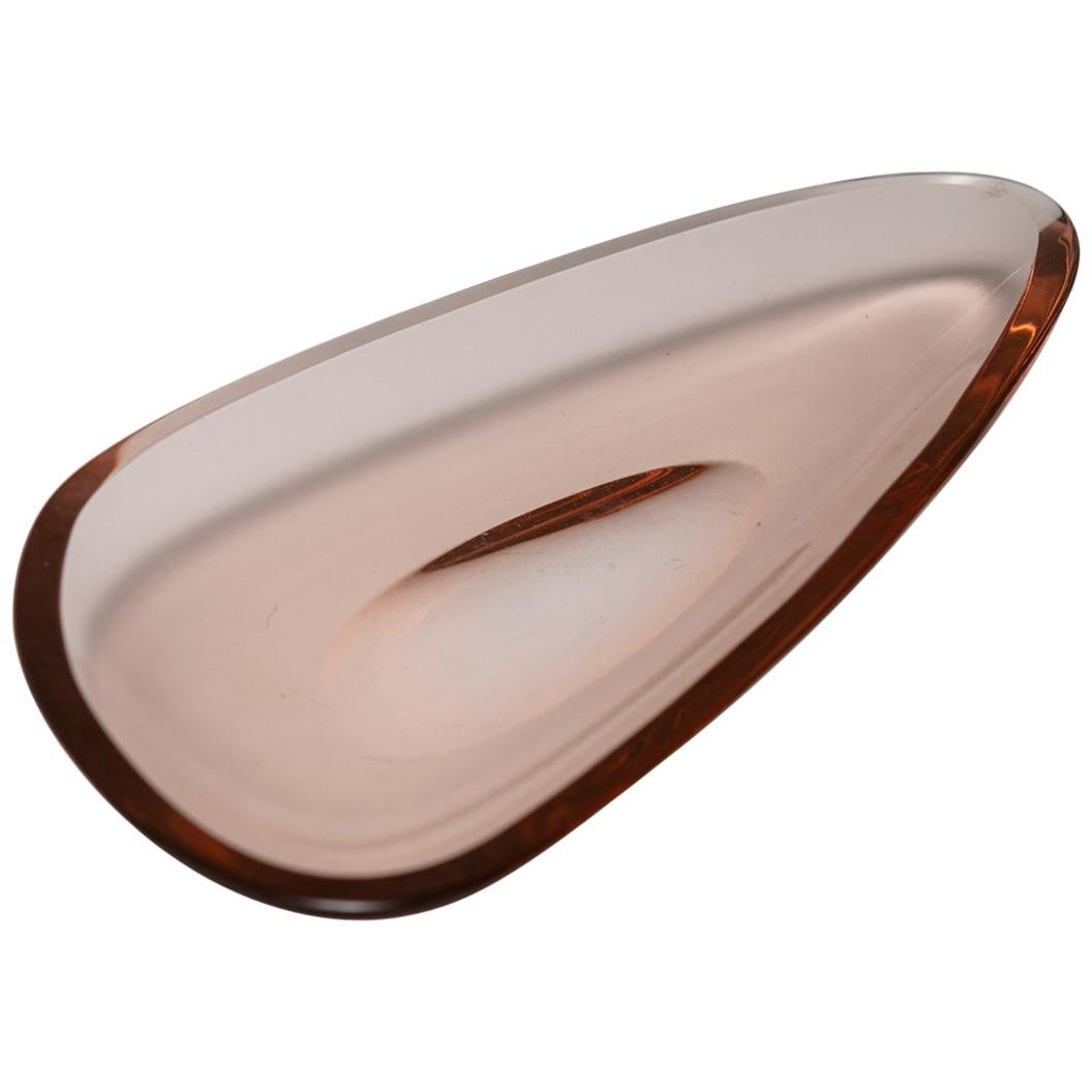 Fontana Arte Glass Tray by Dube, Duilio Barnabe, Abstract Painting ...