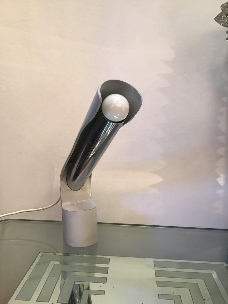 Fontana Arte “Pugno” “Richard Carruthers” Metal Crome 1970 Italy For ...