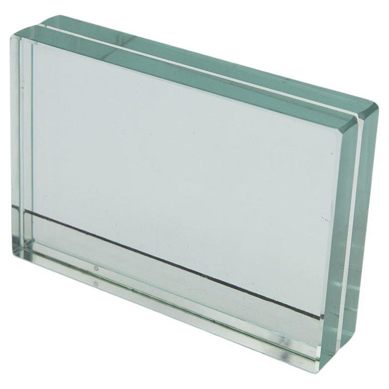 Fontana Arte Vintage Glass Photo Frame For Sale at 1stDibs