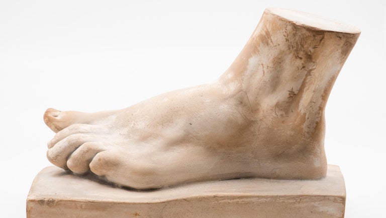 Foot of Hercules Plaster Cast by P. P. Caproni at 1stDibs
