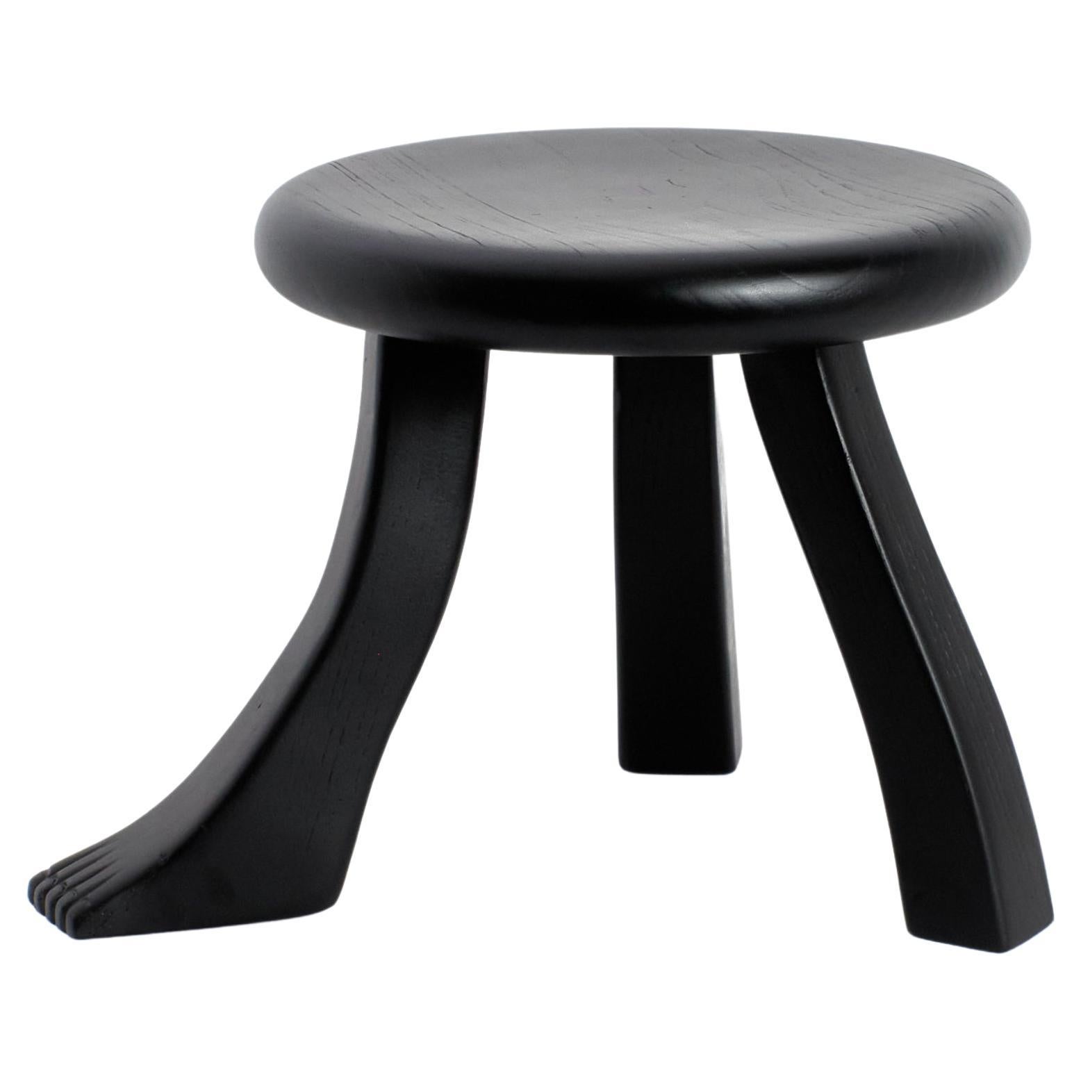 Foot Stool in Varnished Chestnut For Sale at 1stDibs