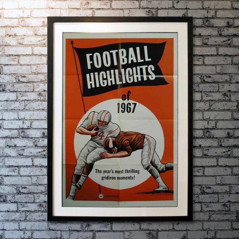 Football Highlights of 1967, Unframed Poster For Sale at 1stDibs
