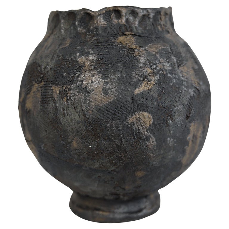 Footed Moon Vessel For Sale at 1stDibs