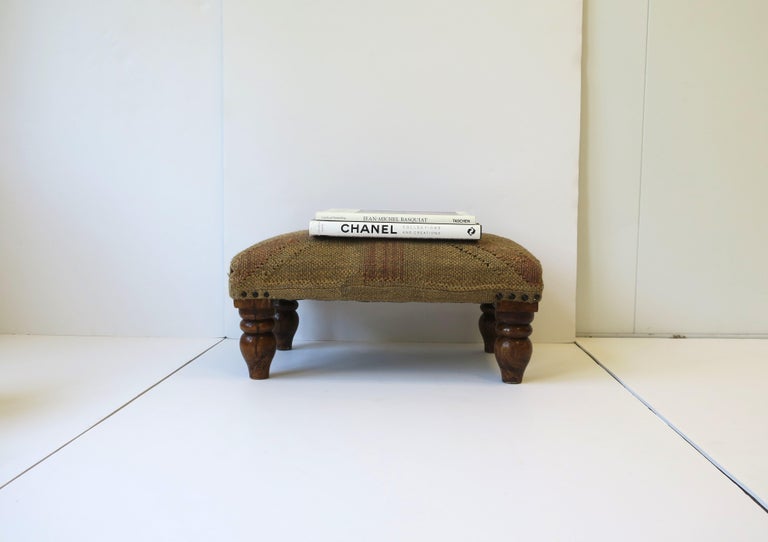 Footstool or Low Seat Stool with Union Jack Design For Sale at 1stDibs