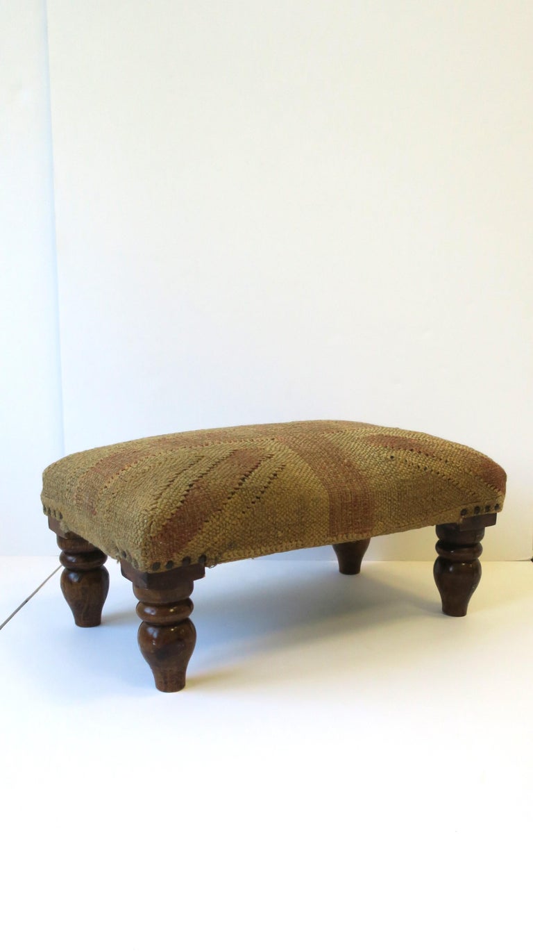 Footstool or Low Seat Stool with Union Jack Design For Sale at 1stDibs