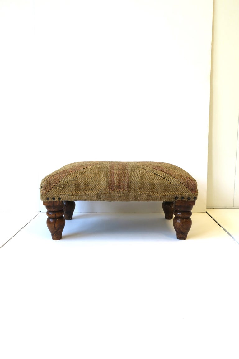 Footstool or Low Seat Stool with Union Jack Design For Sale at 1stDibs