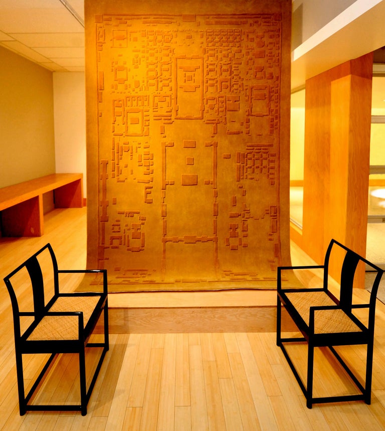 FORBIDDEN CITY RUG - Hand Tufted - New Zealand Wool For Sale at 1stDibs