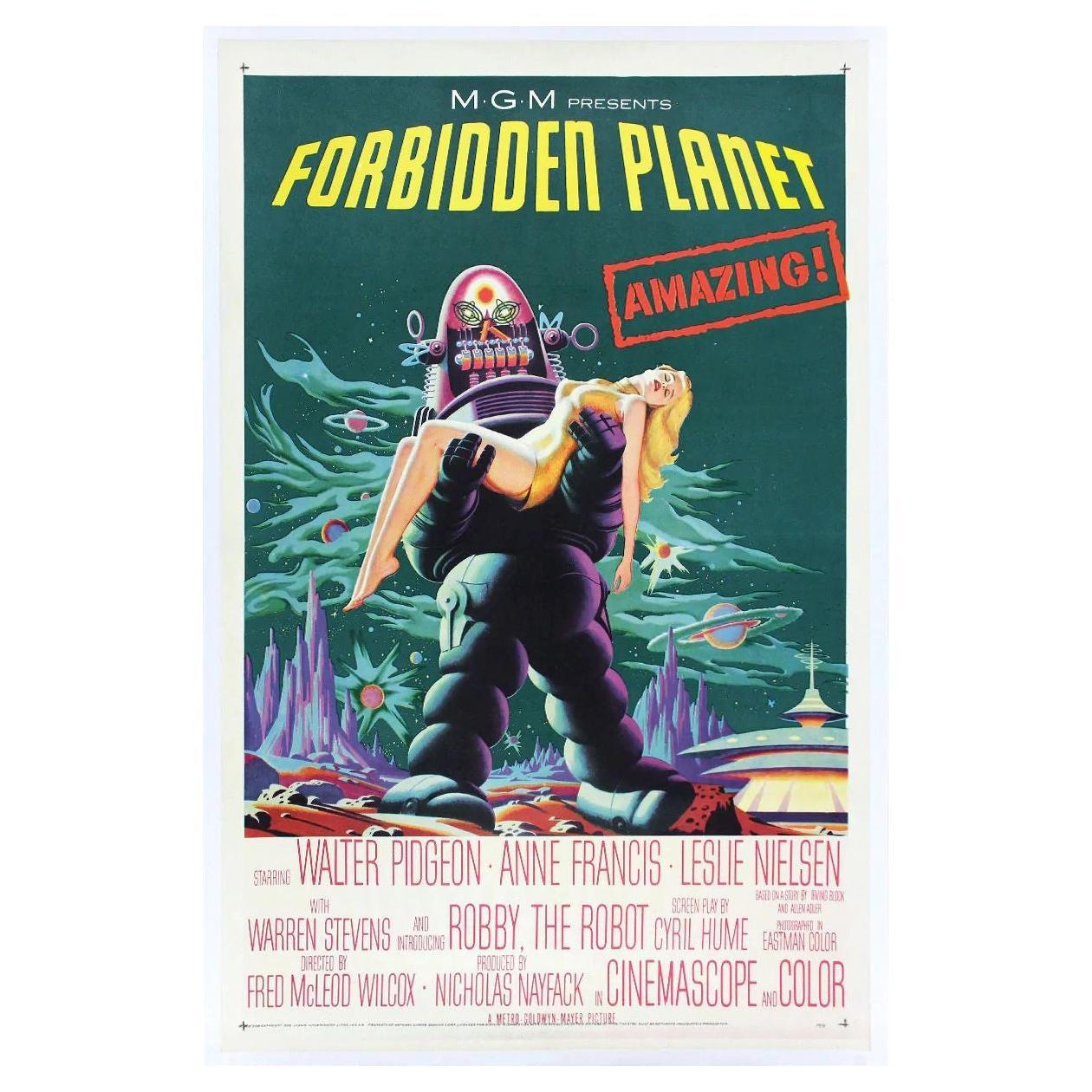 "Forbidden Planet" Film Poster, 1956 For Sale at 1stDibs | forbidden ...