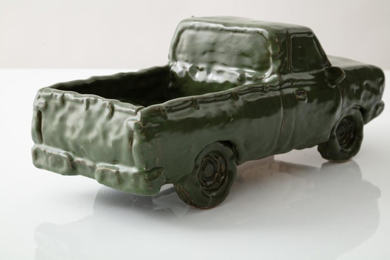 "Forest Bulletside" Glazed Ceramic Car Sculpture For Sale at 1stDibs
