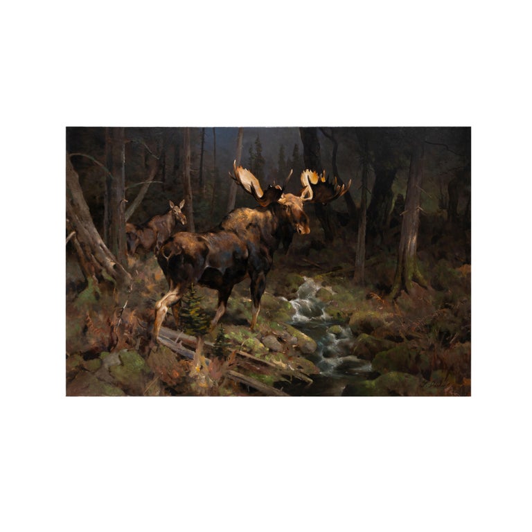"Forest Deep" Original Oil Painting by Greg Parker For Sale at 1stDibs