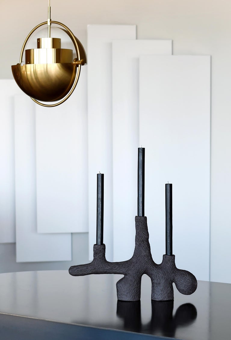 Forest Terracotta Candelabra by Jan Ernst For Sale at 1stDibs