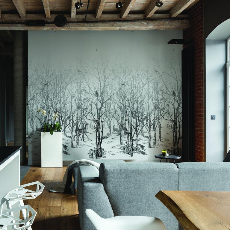 Forêt Enchantée, Customizable, Digital Printing, Mural Decor, Isidore ...