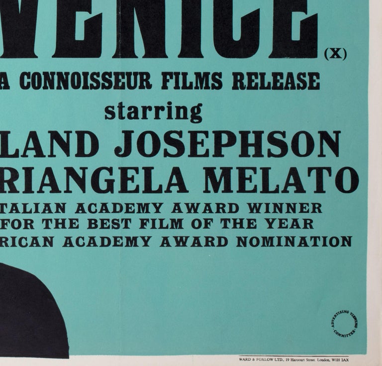 Forget Venice 1979 London Uk Quad Film Movie Poster, Strausfeld For ...