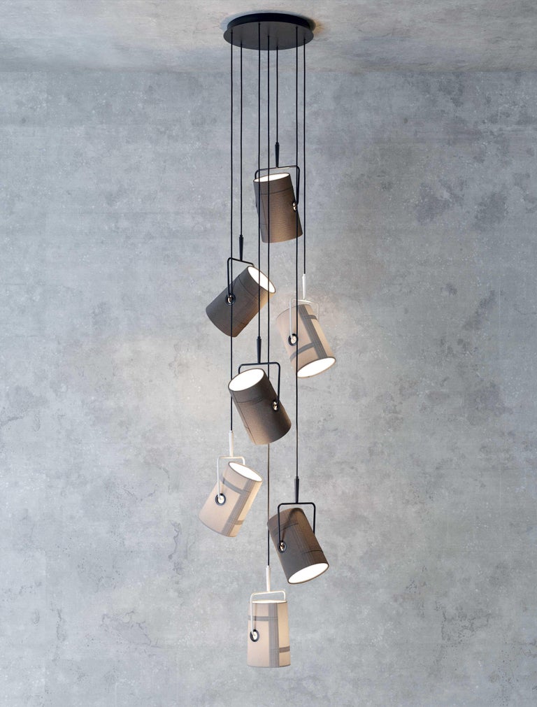 Fork Small Cluster Suspension in Ivory with Gray Diffuser by Diesel ...