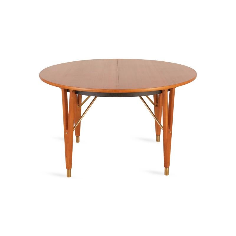 “Form” Teak Dining Table by Tørbjørn Afdal or Bruksbo, Norway, 1950s at ...