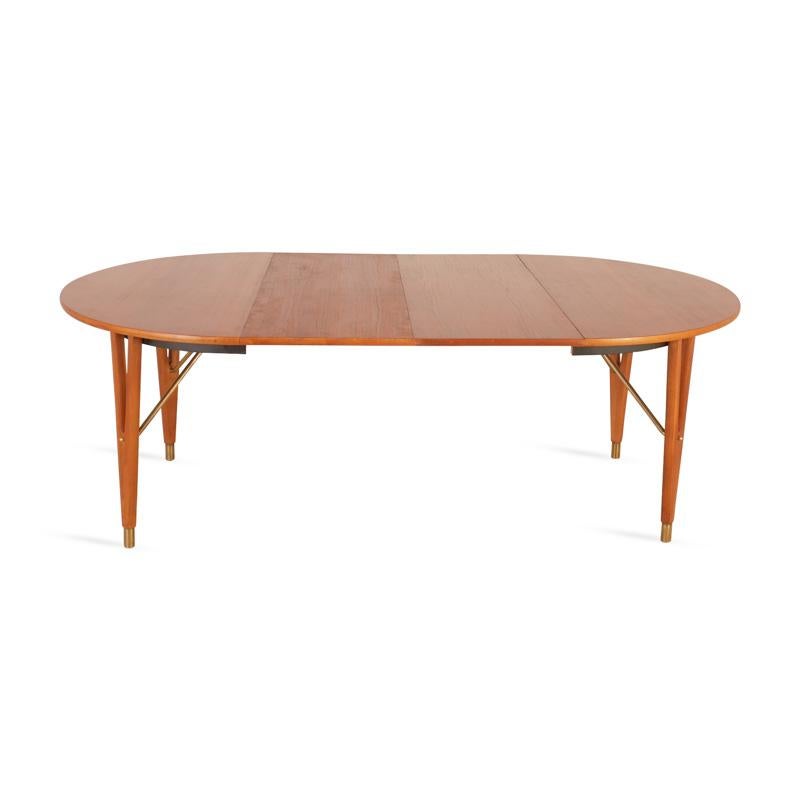 “Form” Teak Dining Table by Tørbjørn Afdal or Bruksbo, Norway, 1950s at ...
