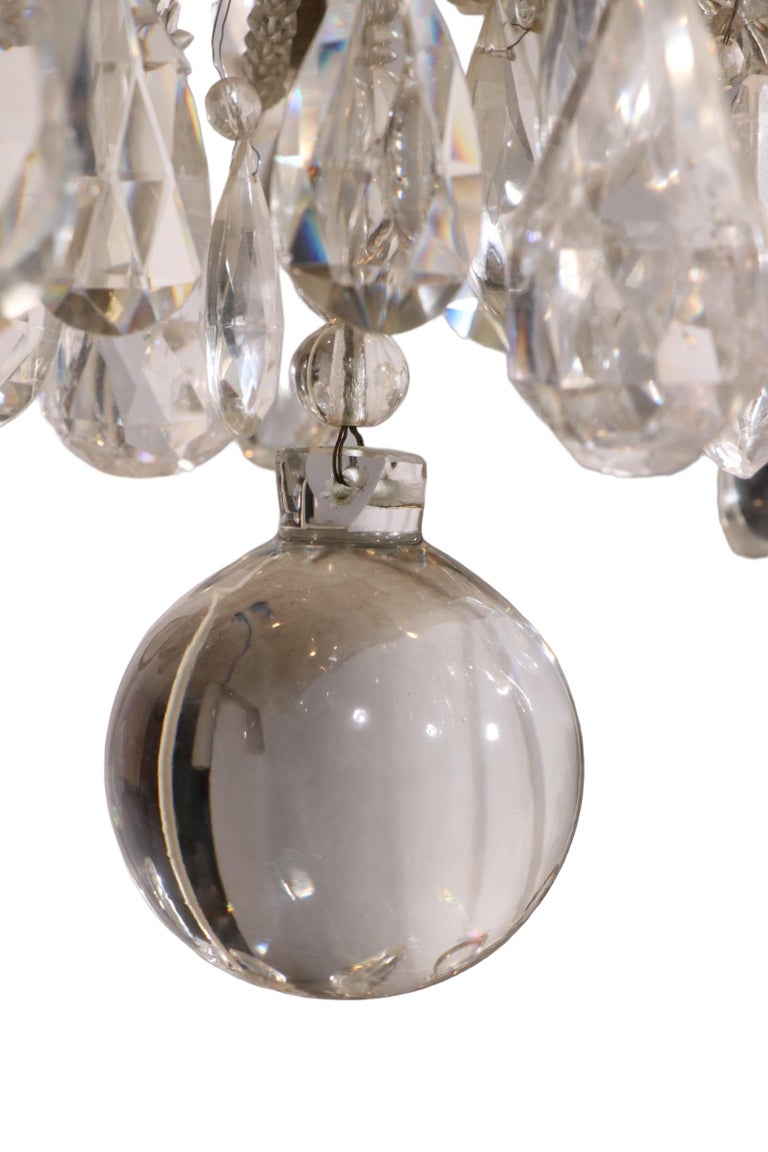 Formal Chandelier with Rock Crystal Drops by Charles J. Winston For ...
