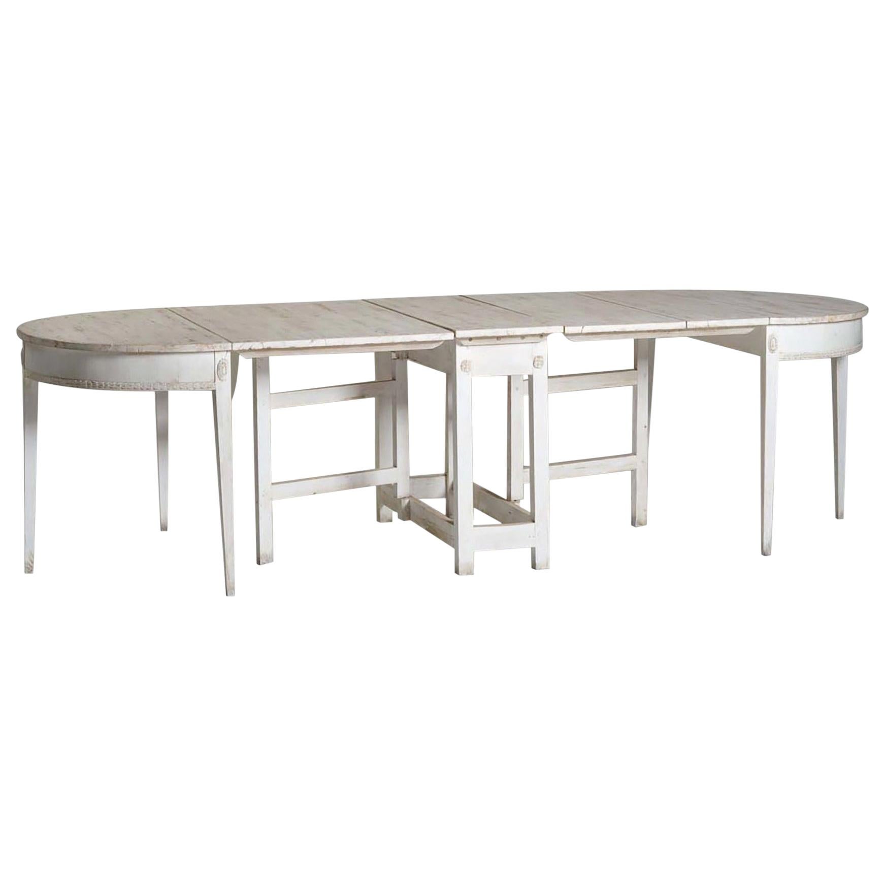 Swedish Gustavian Dining Table For Sale at 1stDibs
