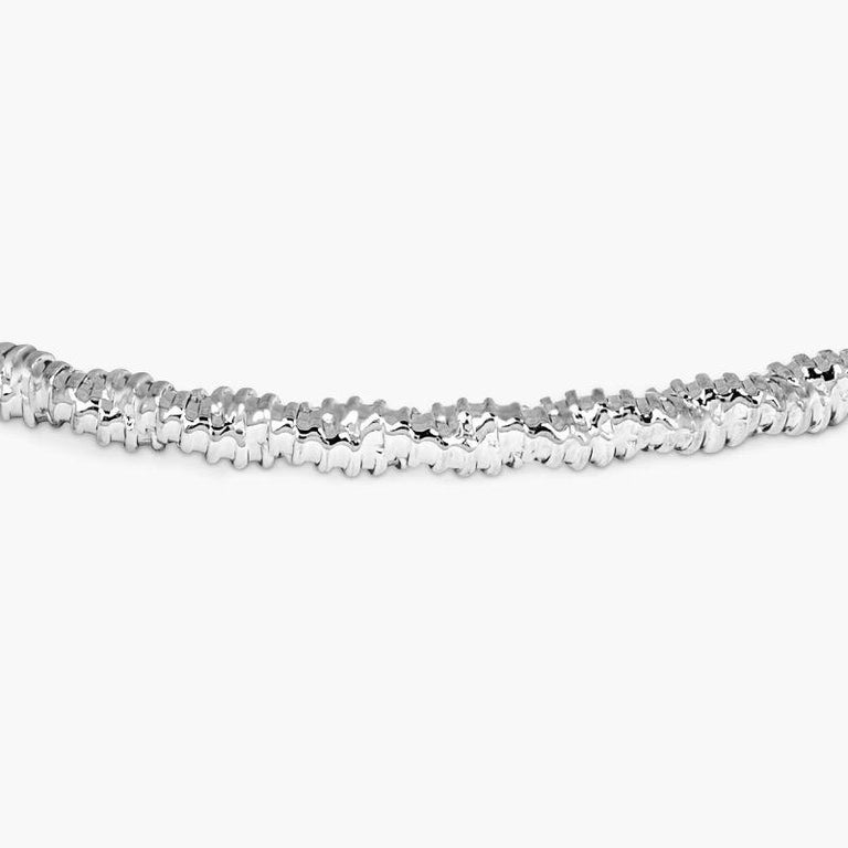 Formation Cylinder Bangle in Black Rhodium Plated Sterling Silver, Size ...