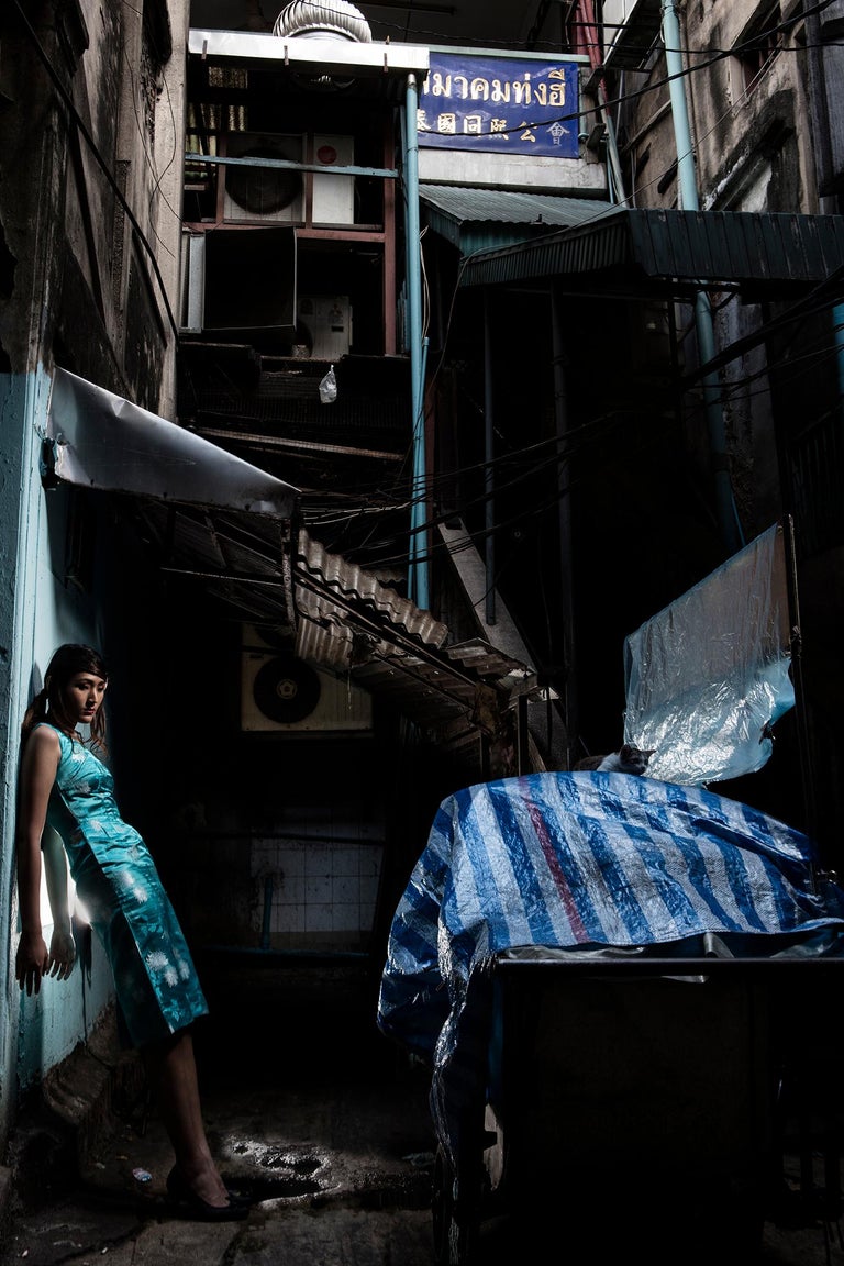 Formento & Formento - BACK ALLEY (45" x 30”) For Sale at 1stDibs