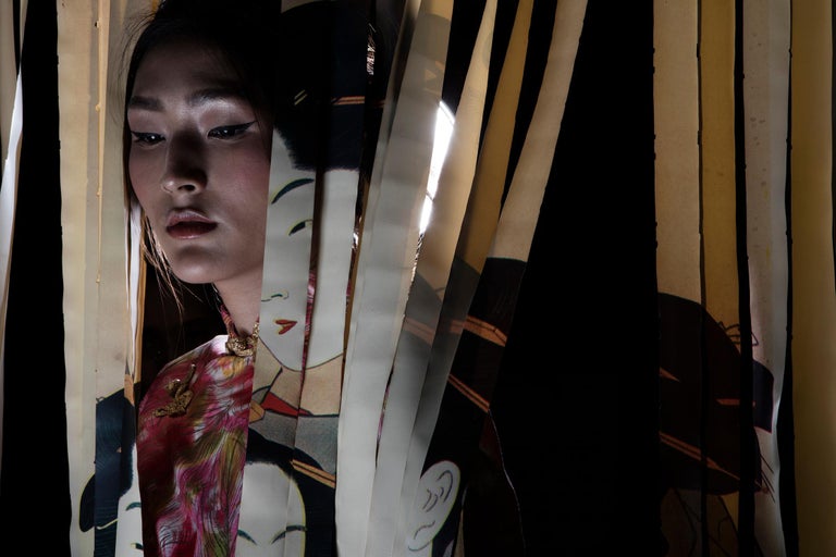 Formento & Formento - FACES IN THE DARK (60" x 90") For Sale at 1stDibs