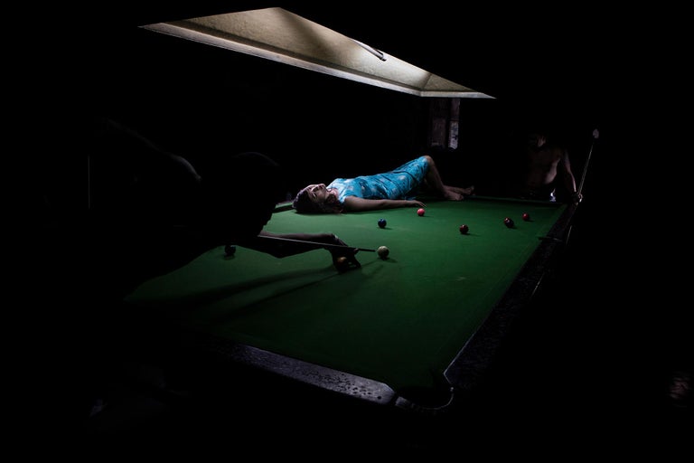 Formento & Formento - POOL HALL (40" x 60”) For Sale at 1stDibs
