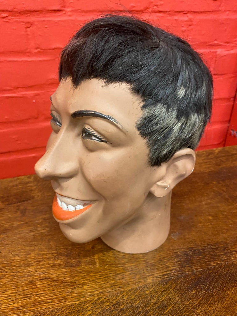 Former Mannequin Head Representing The French Actor Fernandel, circa ...