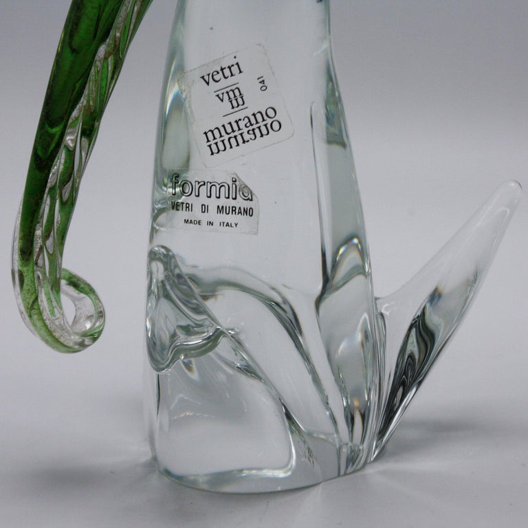 Formia Vetri Di Murano Glass Bird, circa 1970 at 1stDibs