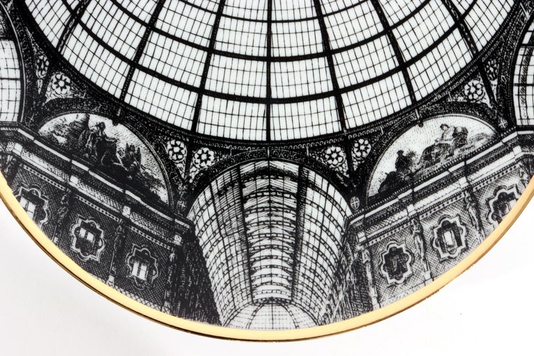 Fornasetti Dome Plate, Cupola Galleria di Milano Number 7 in Series For ...