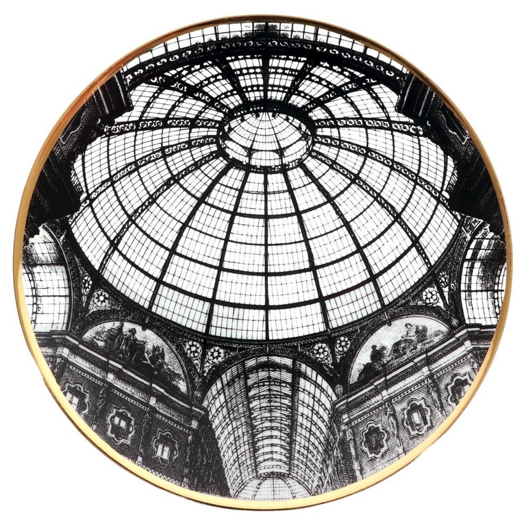 Fornasetti Dome Plate, Cupola Galleria di Milano Number 7 in Series For ...