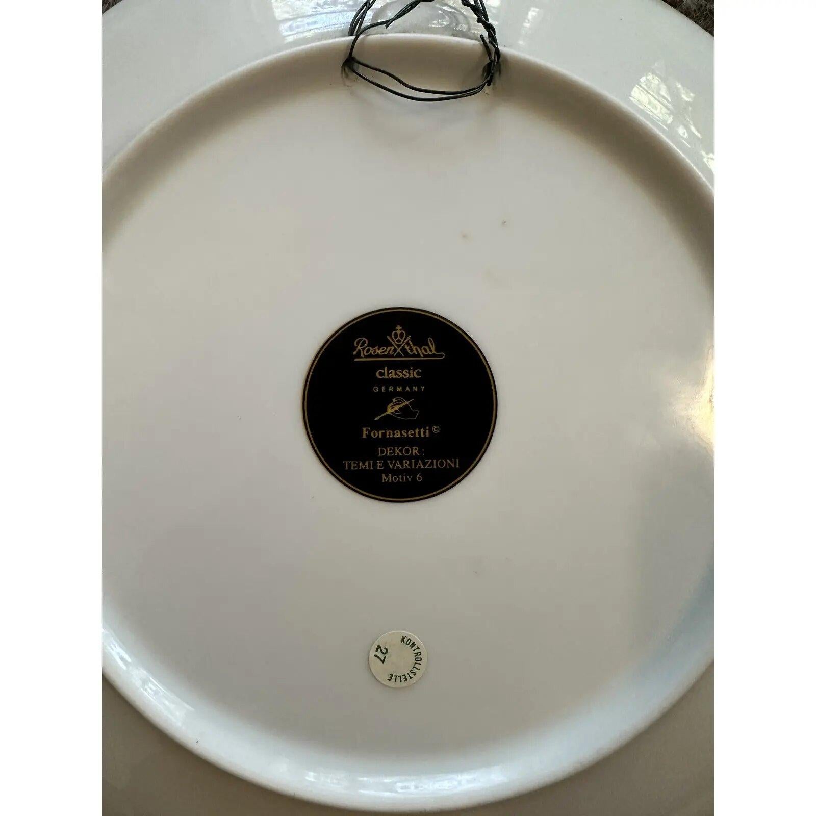 Fornasetti 'Julia' Plate For Sale at 1stDibs