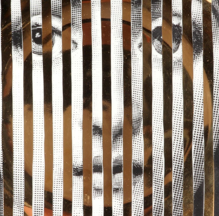 Fornasetti Themes and Variations Gold Plate, Tema E Variazioni, Pattern ...