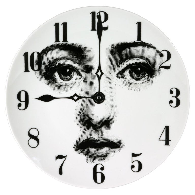 Fornasetti Themes and Variations Plate-Clock, Pattern Number 74 For ...