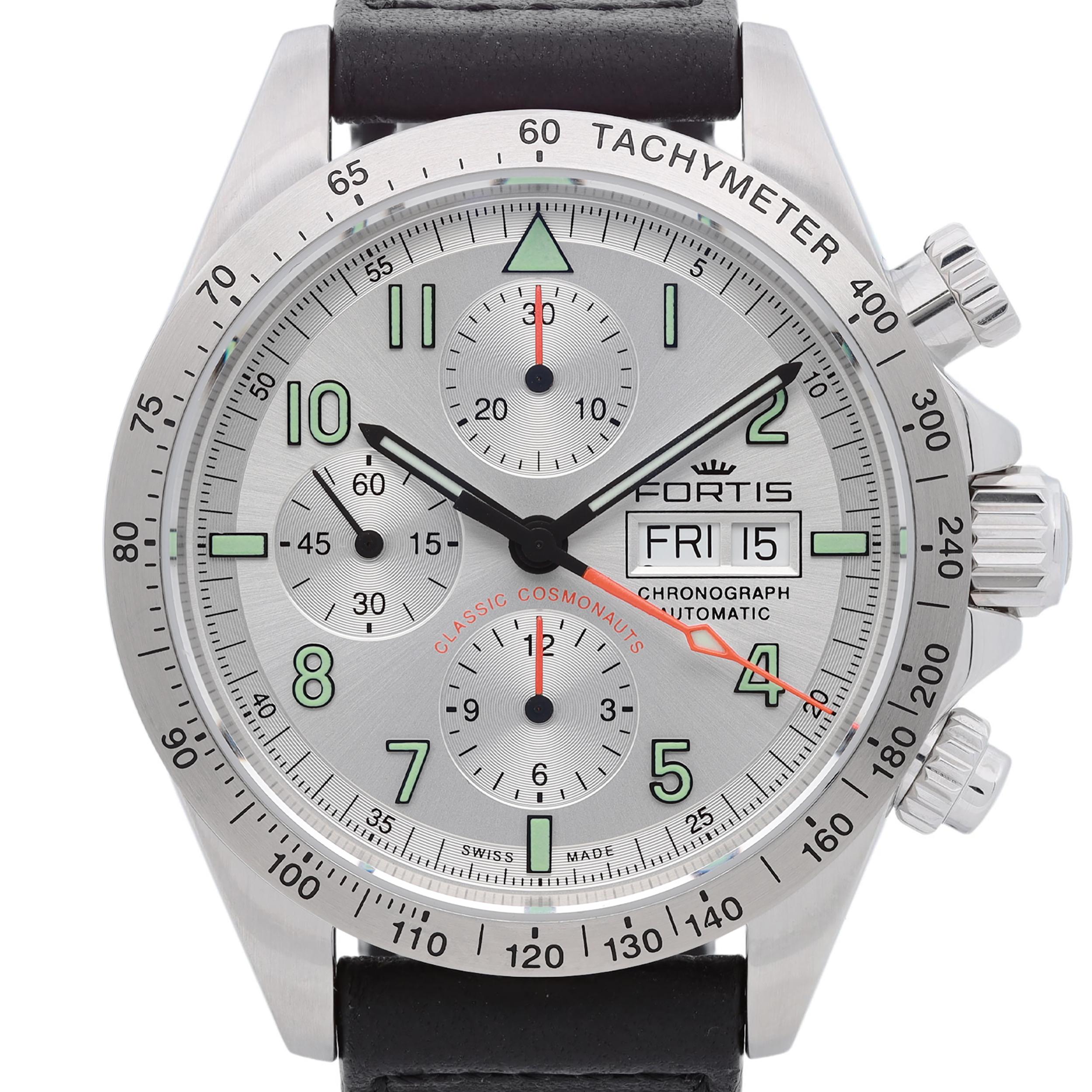 Fortis Classic Cosmonauts Steel Chronograph Automatic Mens Watch ...