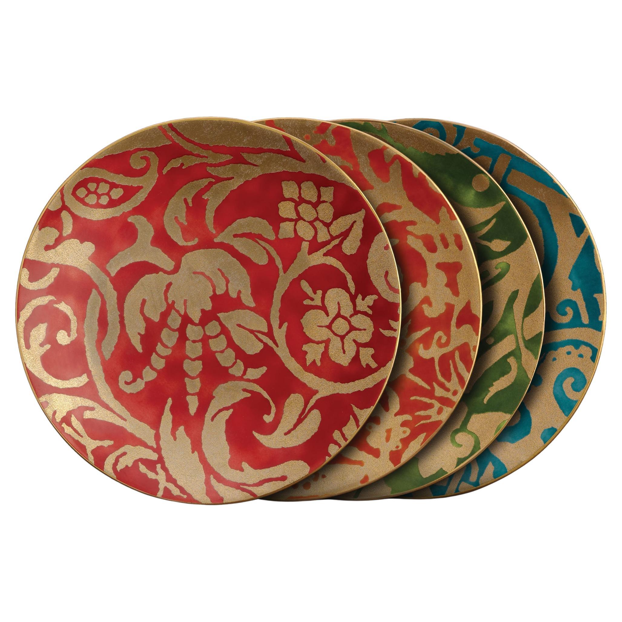 Fortuny Assorted Dessert Plates (Set of 4) For Sale at 1stDibs