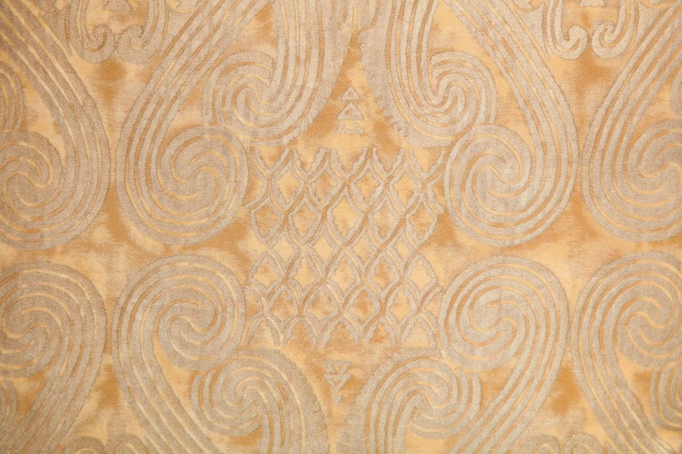 Fortuny Fabric Cushions in the Peruviano Pattern at 1stDibs