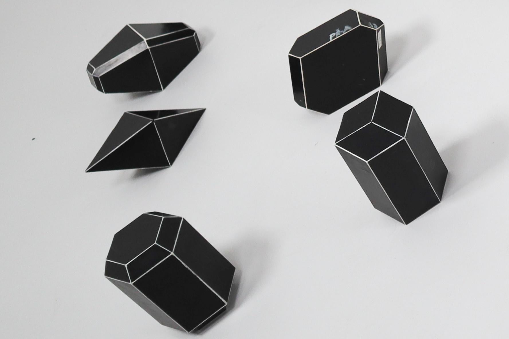 Forty Geometric Bakelite Art Deco Science Classroom Crystal Models ...