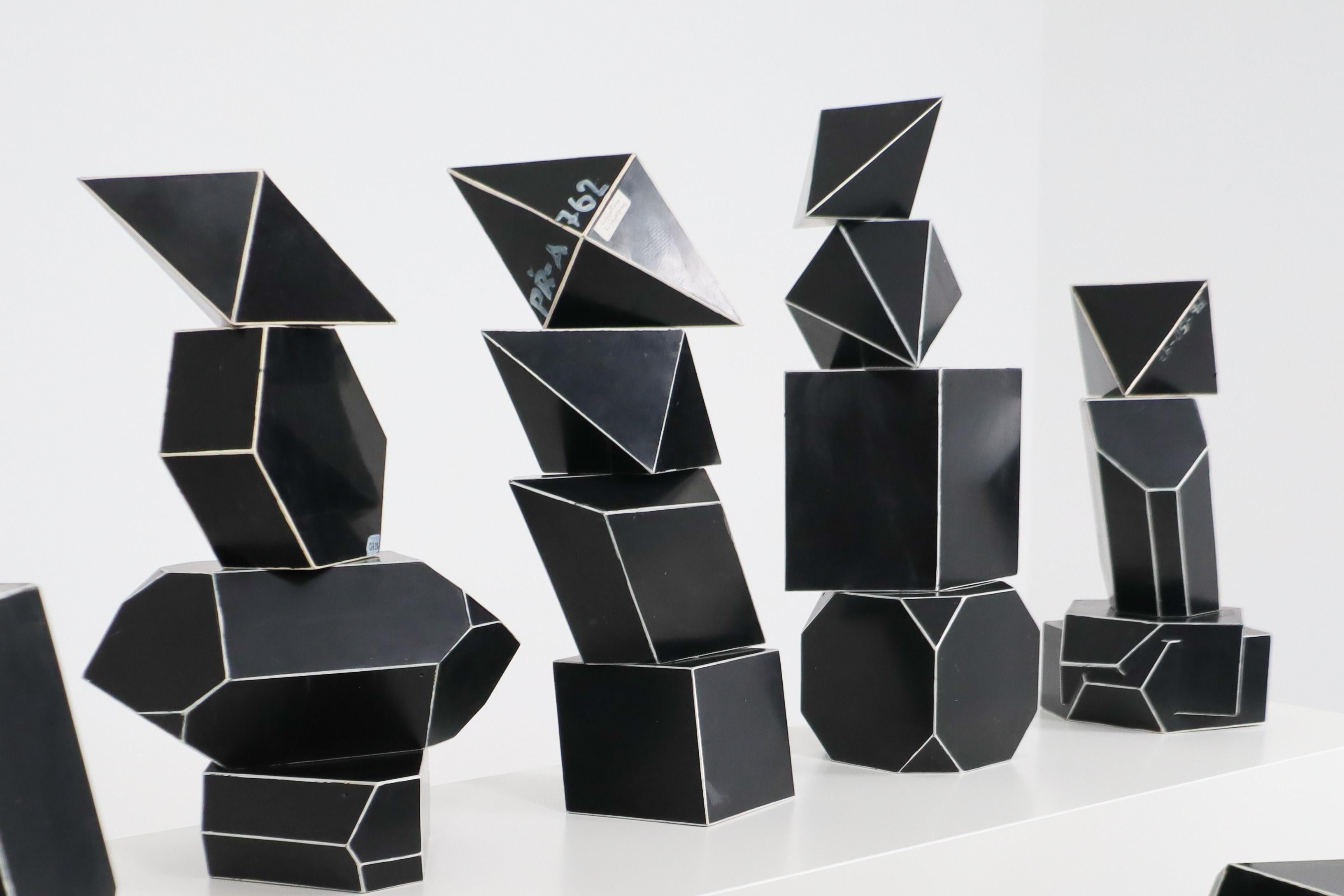 Forty Geometric Bakelite Art Deco Science Classroom Crystal Models ...