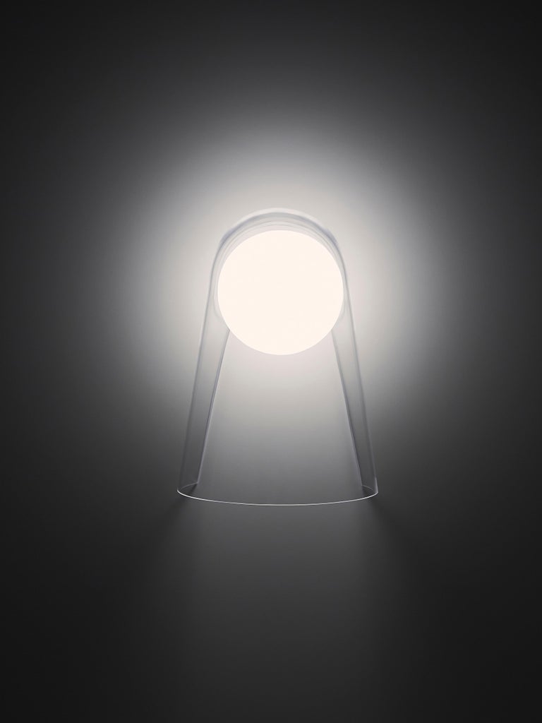 Foscarini Satellight Wall Lamp in White and Transparent by Eugeni ...