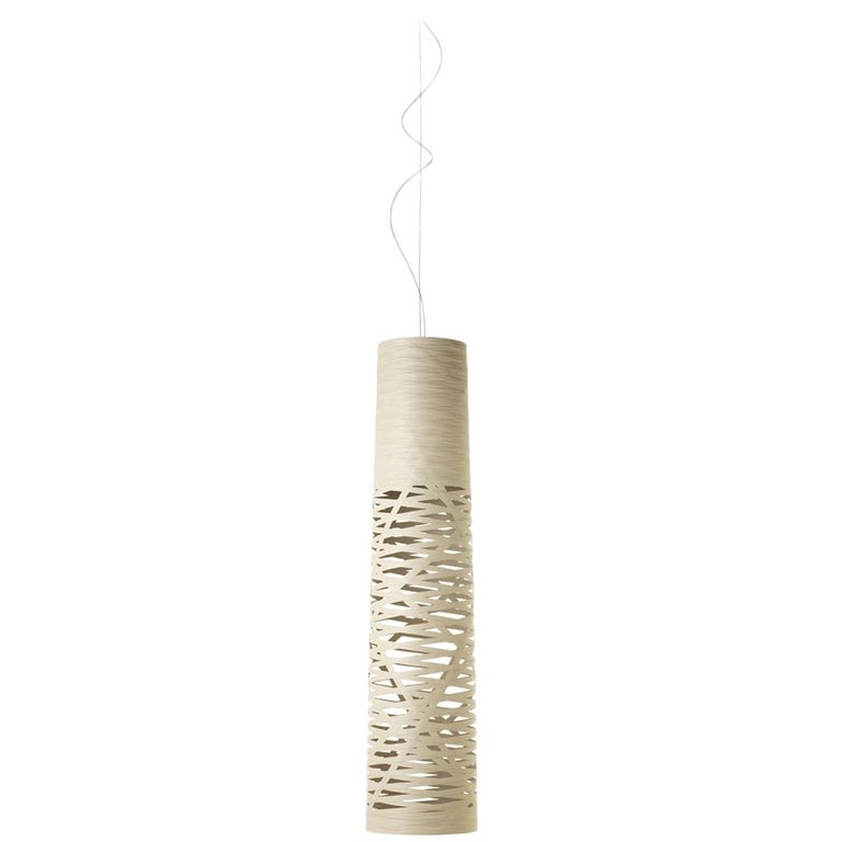 Foscarini Tress Mini Suspension Lamp in Greige by Marc Sadler For Sale ...