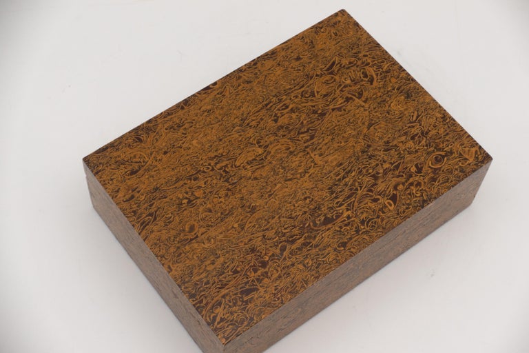 Fossil Stone Box with Hinged Lid For Sale at 1stDibs