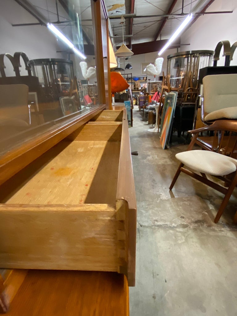 Foster-McDavid Mid-Century Credenza / Sideboard with Hutch at 1stDibs